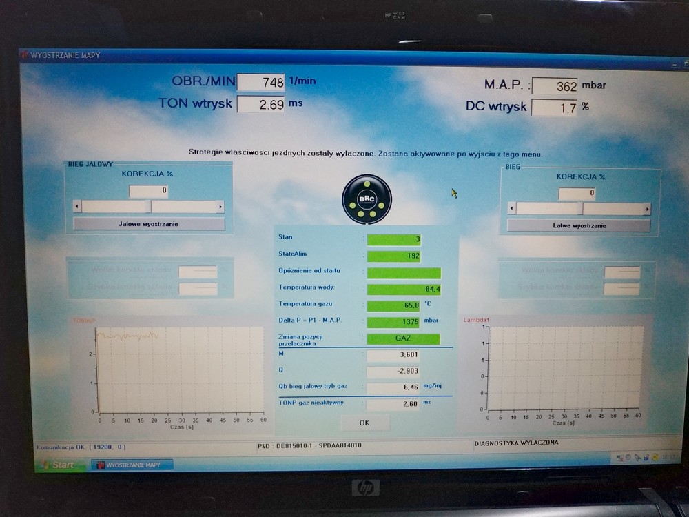 Regulacja BRC Sequent 24 my07 - AUTOGAZ, STAG 200 300 KME SILVER GOLD SEC VALTEK MAGIC JET ...